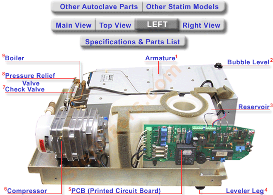 Scican Statim 5000 Sterilizer Left View