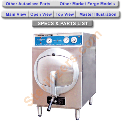 Market Forge STME Sterilizer Specifications & Parts List