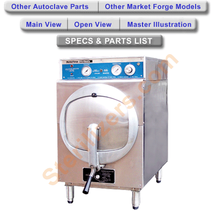 Market Forge STME Sterilizer Specifications & Parts List